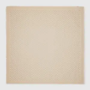 Gucci Laminated Gg Wool Shawl Wool - Neutral