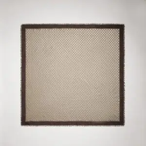 Gucci Laminated Gg Wool Shawl
