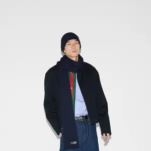 Gucci Rib Knit Wool Beanie