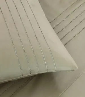 Frette Lush Ajour Super King Oxford Duvet Cover - Green