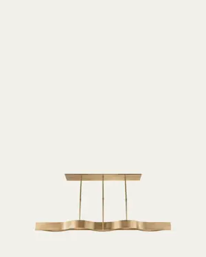 VISUAL COMFORT & CO. Avant Large Linear Pendant Kelly Wearstler - Antique Brass