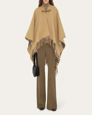 Burberry St. Marsh Wool Cape