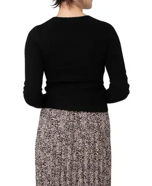 RIPE MATERNITY Willa Nursing Knit Sweater - Black