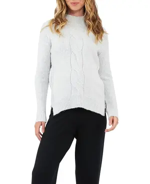 RIPE MATERNITY Cable Nursing Knit Sweater