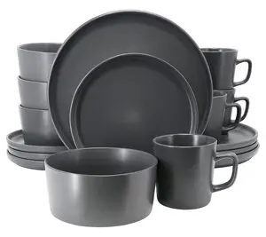 ELAMA Luxmatte 16 Piece Dinnerware Set - One-color