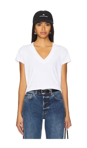 Lamade Suri Deep V Cap Sleeve Tee