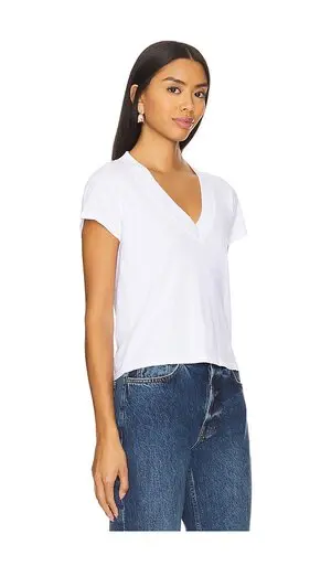 Lamade Suri Deep V Cap Sleeve Tee