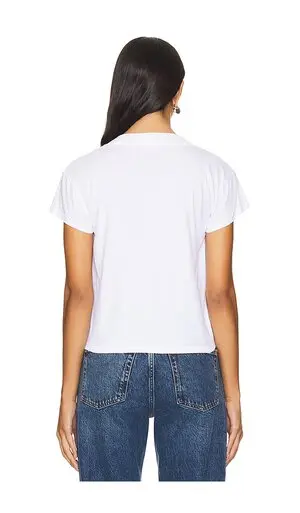 Lamade Suri Deep V Cap Sleeve Tee