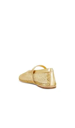 Raye Noam Flat In Metallic