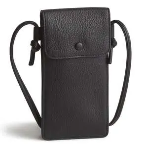 VERA BRADLEY Phone Case Crossbody Bag - Black