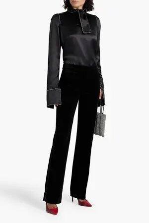 A.L.C. Ford Velvet Straight-leg Pants