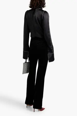 A.L.C. Ford Velvet Straight-leg Pants