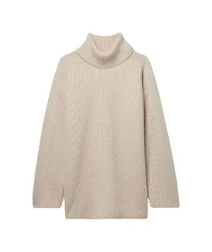 Co Ribbed Cashmere Turtleneck Sweater