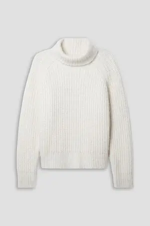 NILI LOTAN Amaya Ribbed Cashmere Turtleneck Sweater
