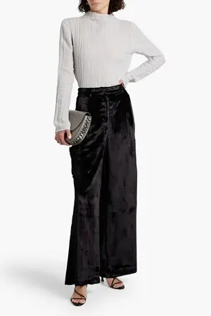 Loulou De Saison Loulou Studio Luli Velvet Cargo Pants