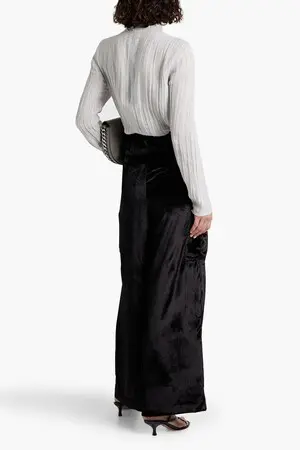 Loulou De Saison Loulou Studio Luli Velvet Cargo Pants