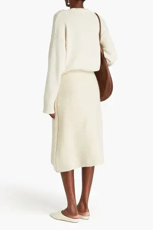 LE17SEPTEMBRE Ribbed Wool Midi Skirt