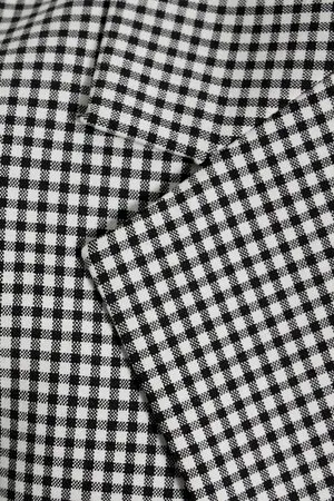 Theory Gingham Wool-blend Blazer - Black