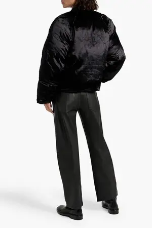 Loulou De Saison Loulou Studio Lafu Velvet Bomber Jacket