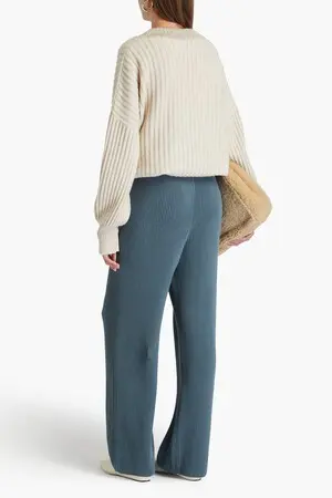 LE17SEPTEMBRE Ribbed Wide-leg Pants