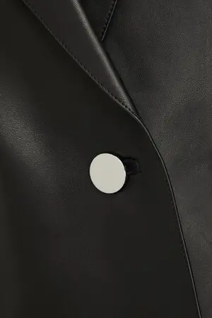 Theory Leather Blazer - Black