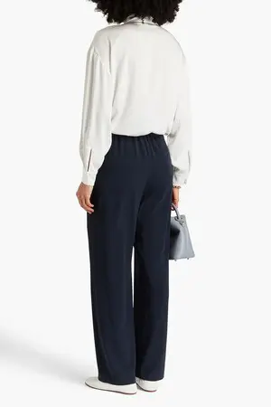 Theory Crepon Straight-leg Pants