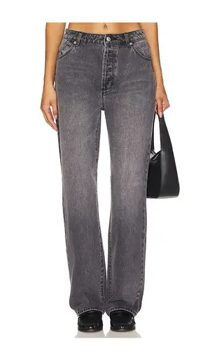 Rolla's 90s Relaxed Wide Leg Jeans - Grey