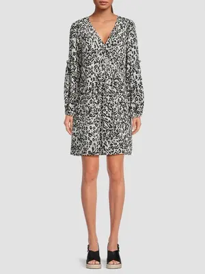 Lilly Pulitzer® Cleme Leopard Silk Dress