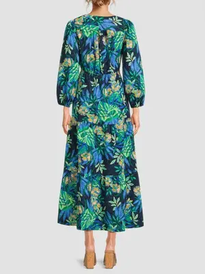 Lilly Pulitzer® Deacon Floral Empire Midi Dress