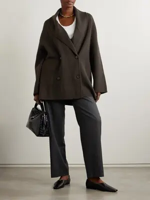 LISA YANG Linda Double-breasted Cashmere Cardigan