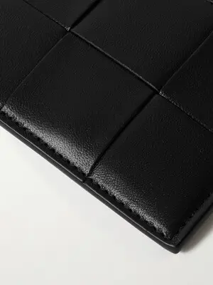 Bottega Veneta Cassette Intrecciato Leather Cardholder