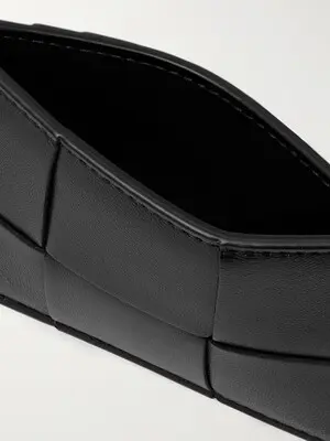 Bottega Veneta Cassette Intrecciato Leather Cardholder