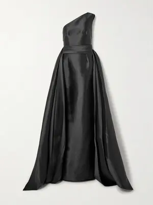 Solace London The Charo One-shoulder Gown
