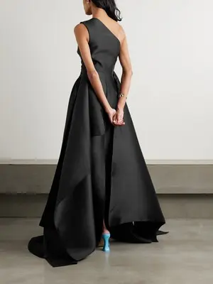 Solace London The Charo One-shoulder Gown