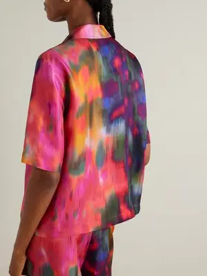 ERES Florale Printed Silk-twill Shirt