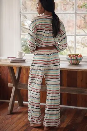 LYREBIRD The Modaluxe Pajama Pants - Multi Stripe