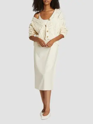 Jenni Kayne Audrey Cotton V-neck Cardigan