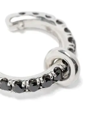SPINELLI KILCOLLIN Sterling Black Diamond Ear Cuff - Silver
