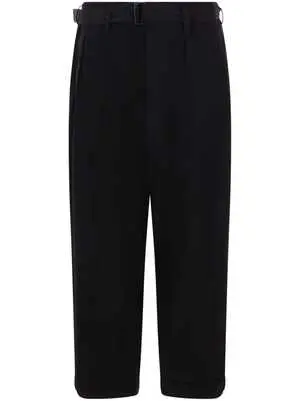 Yohji Yamamoto Belted Wool Trousers