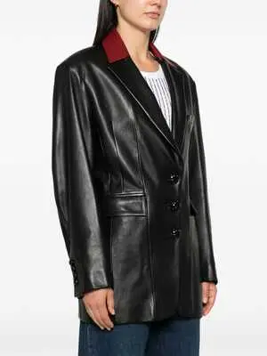 Rabanne Leather Blazer