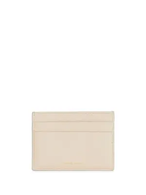 MANSUR GAVRIEL Logo-stamp Pocket Card Holder Neutrals