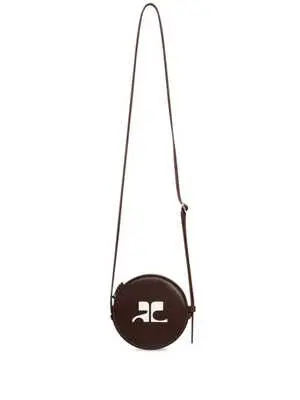 COURREGES Re-edition Small Circle Bag - Brown
