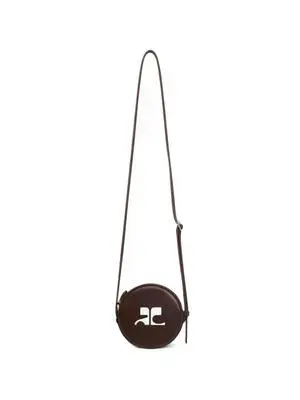 COURREGES Courrèges Re-edition Small Circle Bag Brown