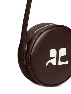 COURREGES Re-edition Small Circle Bag - Brown