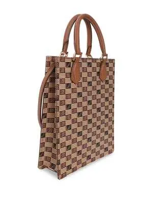 Moreau Monogram-print Tote - Brown