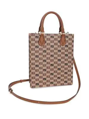 Moreau Monogram-print Tote - Brown