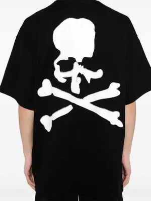 MASTERMIND WORLD Spray-paint Effect T-shirt - Black