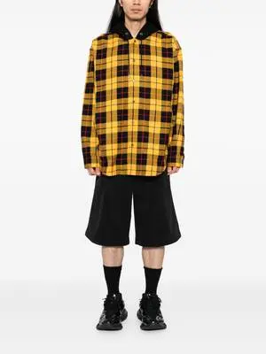 MASTERMIND WORLD Plaid Check Pattern Shirt