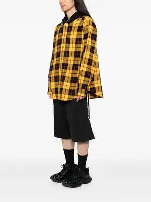 MASTERMIND WORLD Plaid Check Pattern Shirt
