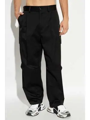 Dolce & Gabbana Logo-embroidered Cargo Trousers